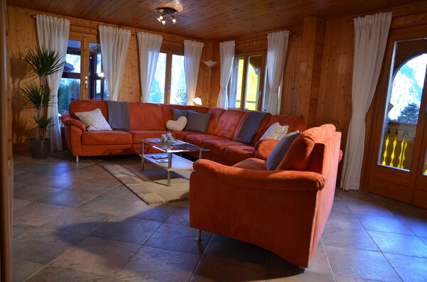 Chalet Grächen / St. Niklaus Con Una Vista Panoramica Di Diversi Quattromila - Sankt Niklaus
