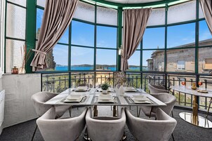 Penthouse de Luxo, vista para o mar | Terraço/pátio interior