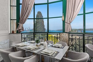 Penthouse de Luxo, vista para o mar | Terraço/pátio interior