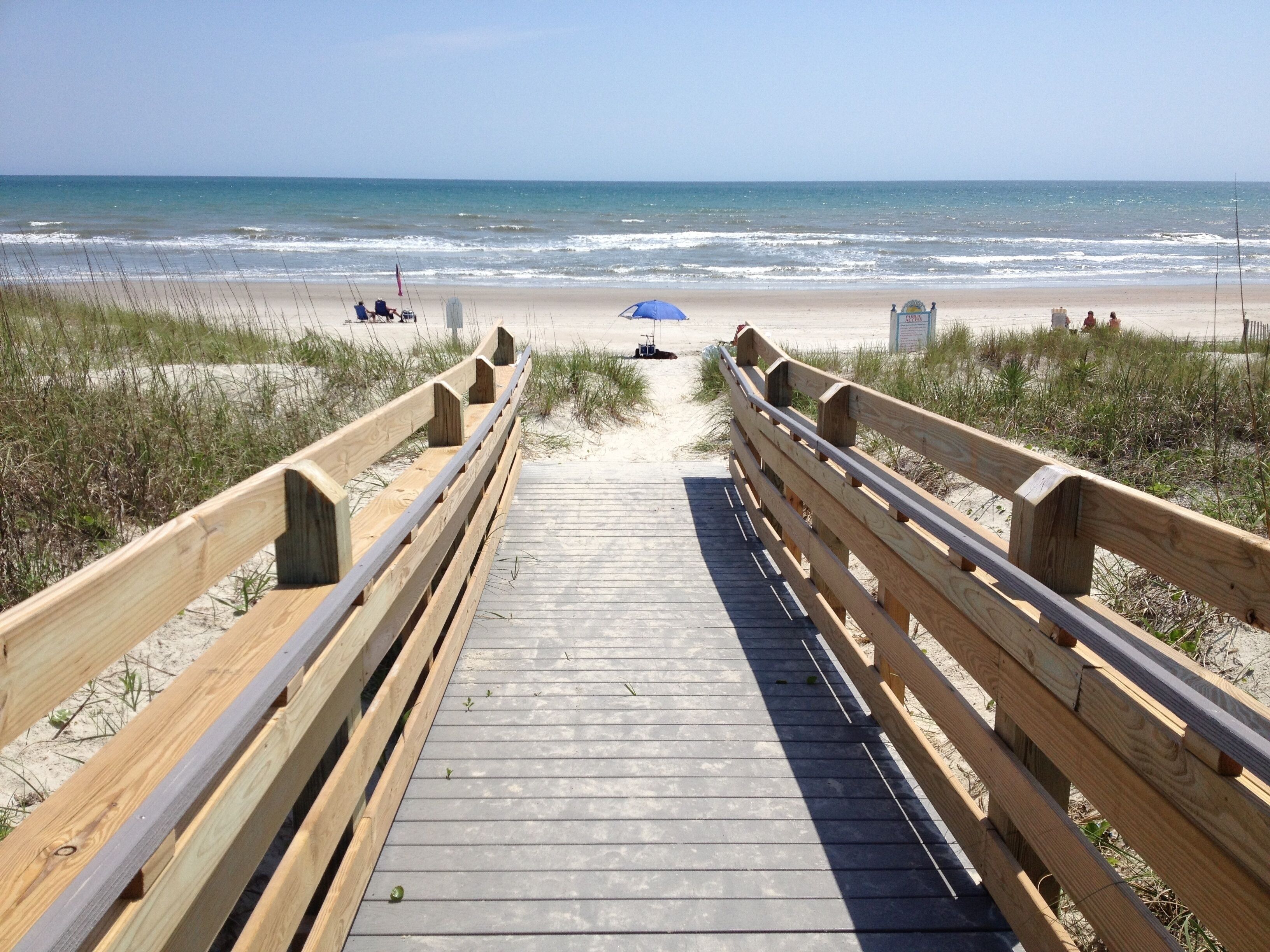 Dog Friendly Oceanside Home Near Public Beach Ramp at Atlantic Beach ...