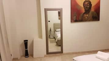 Apartamento, 2 quartos | 2 quartos, berços (sobretaxa), roupa de cama