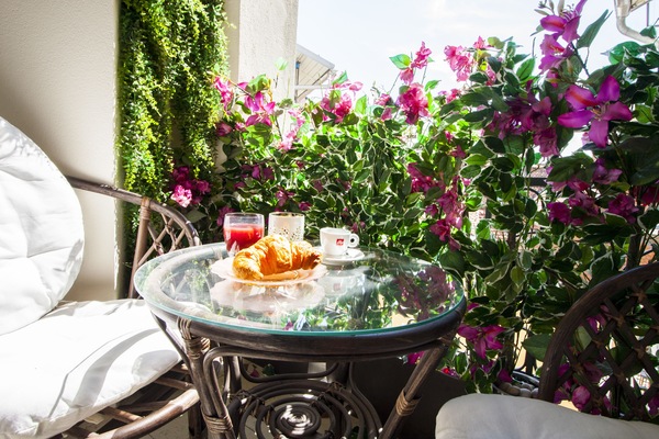 Apartamento superluxo, várias camas, para não fumantes, vista para a cidade | Terraço/pátio