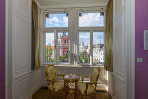 Apartamento superluxo, várias camas, para não fumantes, vista para a cidade | Terraço/pátio