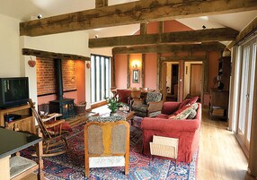 Casa de campo | Área de estar | TV de tela plana, DVD player