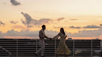 Terraço no piso superior