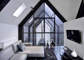 TV de tela plana 40 polegadas com canais digitais, TV, dock para MP3