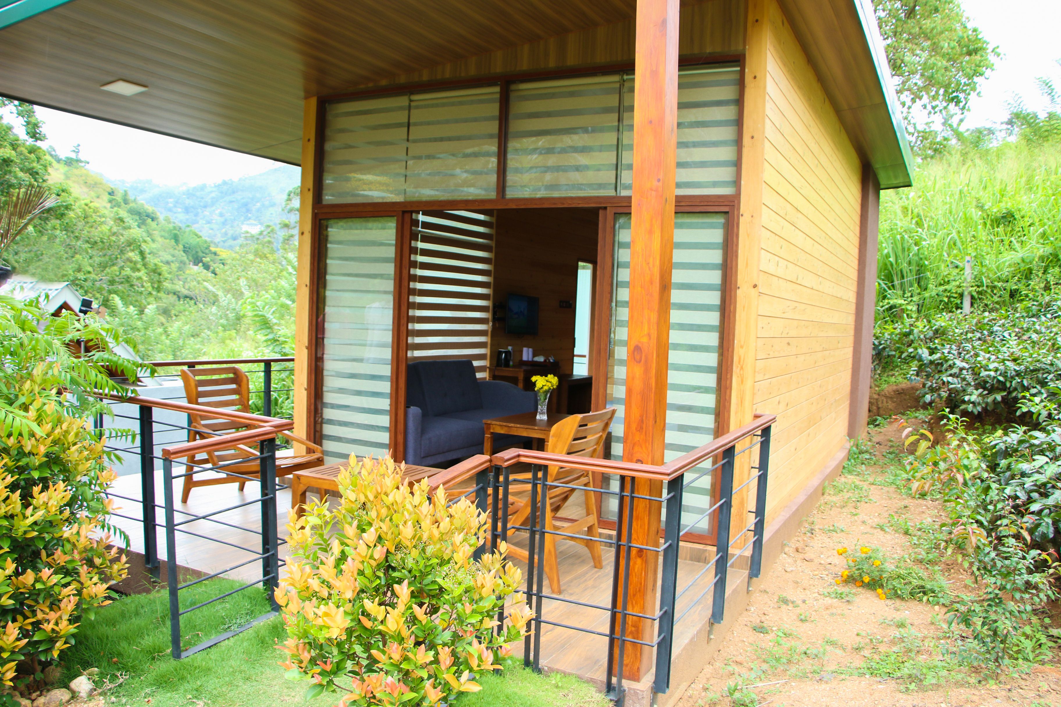 Chalé superior, acessível, vista para o pátio | Vista do quarto