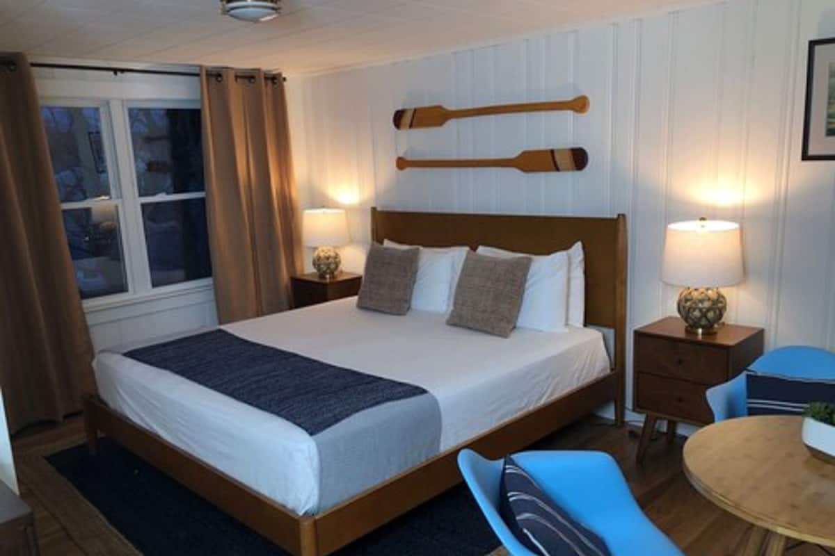 Quarto, 1 cama king-size (111) | Lençóis de algodão egípcio, roupa de alta qualidade 