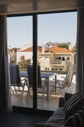 Apartamento, 1 quarto, terraço | Sacada