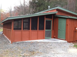 Cozy Little Cabin Located Along The Banks Of A Beautiful Trout Stream ...