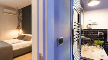 Quarto Duplo Royal, 1 cama de casal e sofá-cama, vista para o jardim | Comodidade do quarto