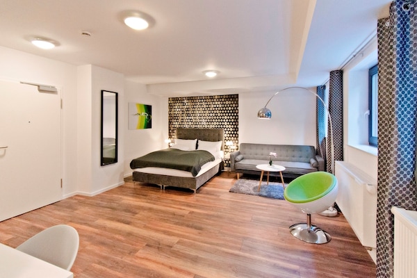 Suíte conforto, no mezanino (Apartment) | 1 quarto, individualmente decorados, individualmente mobiliados