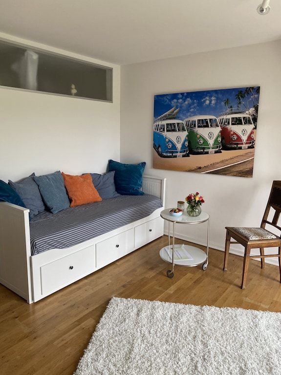 Vacances Près De La Plage Sur Une Cour Aménagée - Strande