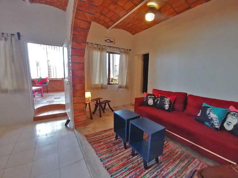 Elegante Interior / Exterior, Loft Frente A La Playa De 2 Dormitorios En La Esquina Peresoza. - Nayarit