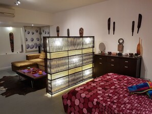 Apartamento Gallery, 1 cama queen-size | Sala de estar | Smart TV, Netflix, leitor de DVD 