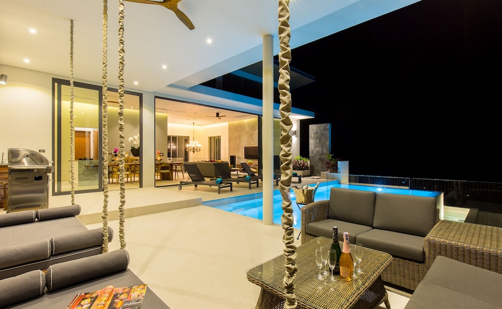 Super-lux 5 Lit Maison, Vue Sur La Mer, Style Privé, Pour La Famille, La Nuit - Ko Samui