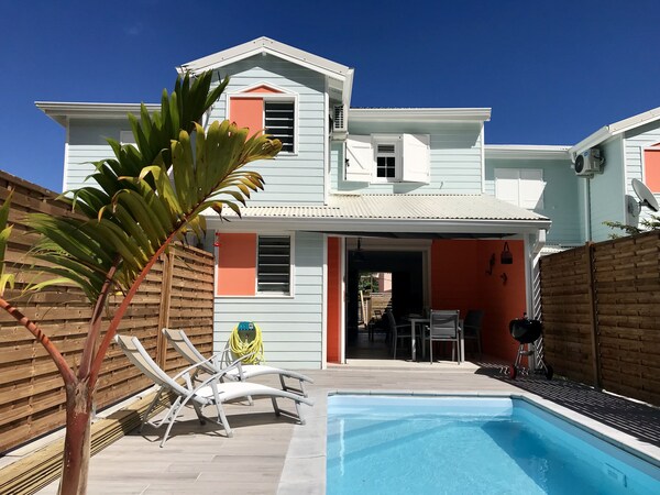 Neues Haus Für 4 Personen, Privater Pool, Strand Und Geschäfte In 800m - Martinique