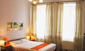 Apartamento | Ferro/tábua de engomar, Wi-fi grátis, roupa de cama fornecida 