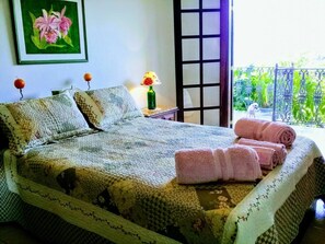 Suite em meio mata Atlantica Orquidea | Frigobar, quartos à prova de som, Wi-Fi de cortesia, roupa de cama