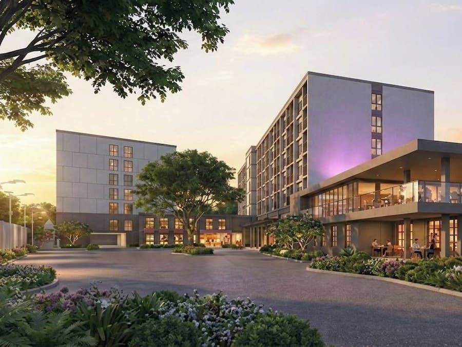 Fachada da propriedade