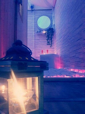 Salas para tratamentos a dois, tratamentos corporais, hidroterapia