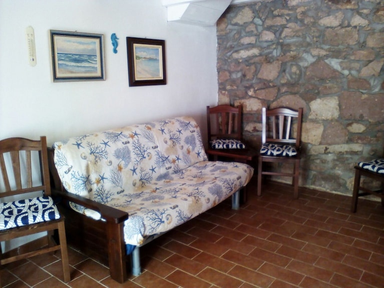 Typisk Lille Hus I San Pietro Med Udsigt Over Landskabet Og Havet, En Maurisk Guard Resort - Sardinien