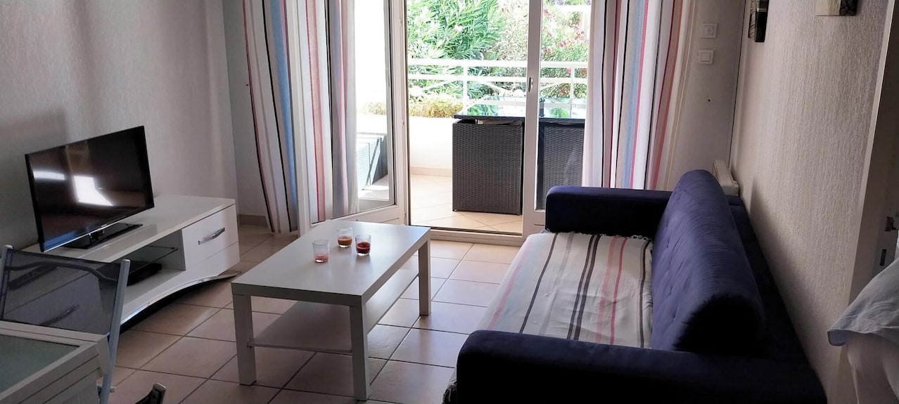 T2 36m2 Ds Domaine Piscine Palmiers 700m Plage Sable Blanc Et Village Giens - Plage de Porquerolles