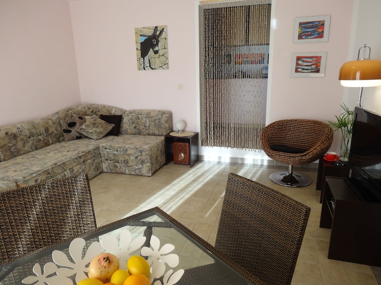 Yellow House A1 Grate Vistas Al Mar Desde La Terraza Privada, Grate Location! - Okrug Gornji