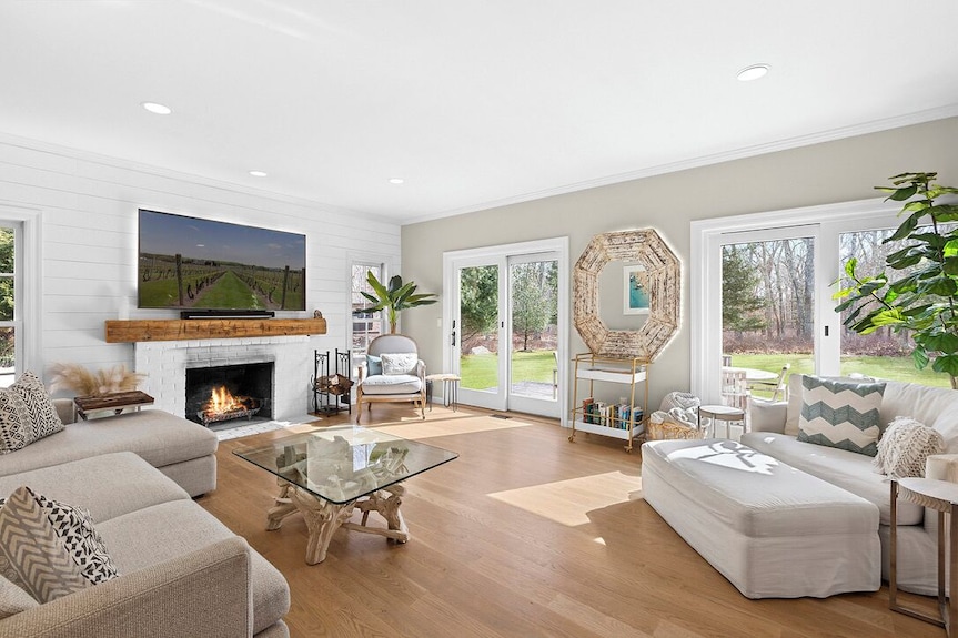 Out Door Theater Fire Pit Bocce Court- Watch Video!!! - Wölffer Estate Vineyard, Sagaponack