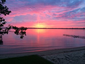 Lake Missaukee with Dock, Hoist, Sandy Beach and Fabulous Sunsets - 2 ...