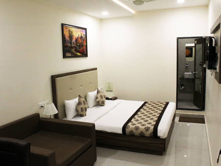 Quarto superior, 1 cama King, acessível, para não fumantes | Vista do quarto