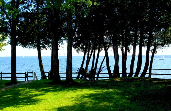 ECLIPSE FROM THE SHORE! Authentic Adirondack Waterfront Cabin — Lake ...