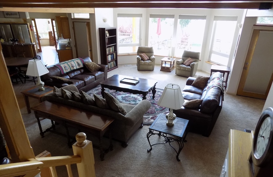 "ワウ"ハウス、ウォーターフロント、ボートランプ、200 'レベルの海岸線 - ポルソン, MT