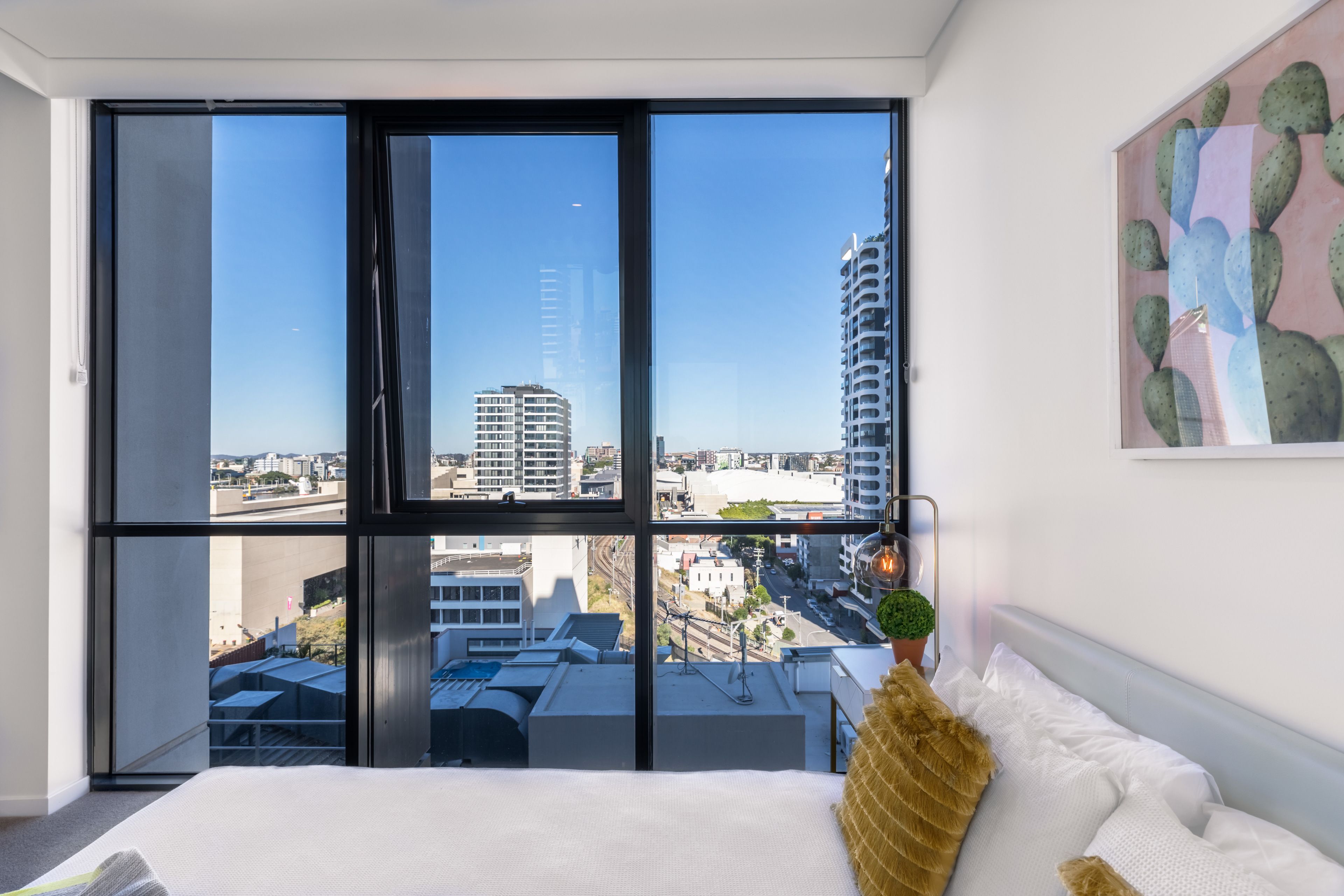 Apartamento Panorâmico | Quartos insonorizados, Wi-fi grátis, roupa de cama fornecida 
