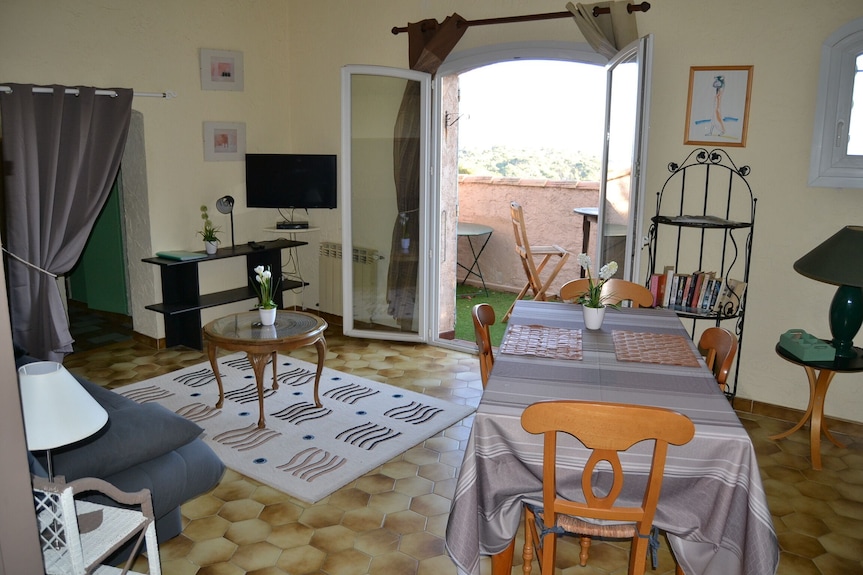 Appartement Vue Mer Balcon & Piscine Partagée Clim - Plage Notre Dame