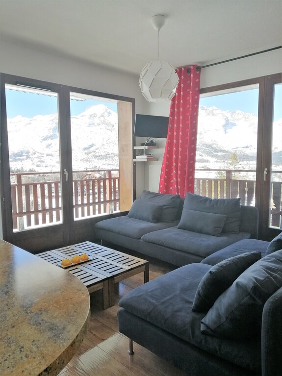 Licht Appartement Met Panoramisch Uitzicht - Dévoluy