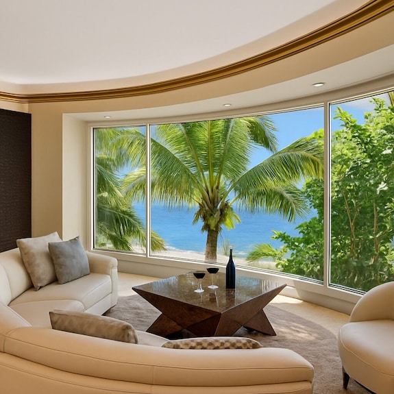 Hermosa Playa Frente Villa En Alquiler - Puerto Vallarta