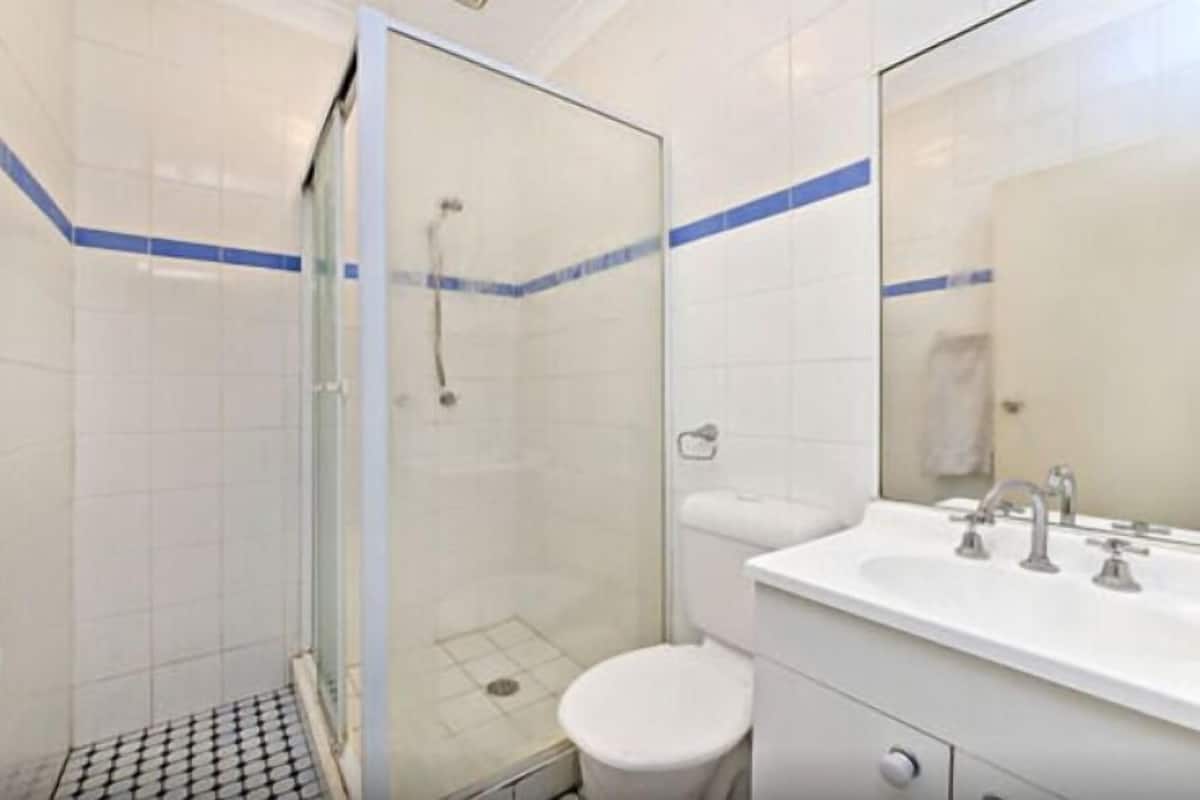 Duche na casa de banho