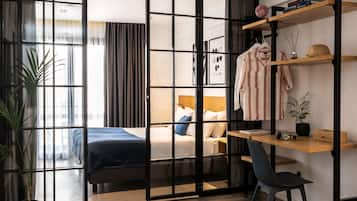 Suite Júnior, varanda, Vista para a cidade | 1 quarto, roupa de alta qualidade, camas de colchão pillowtop