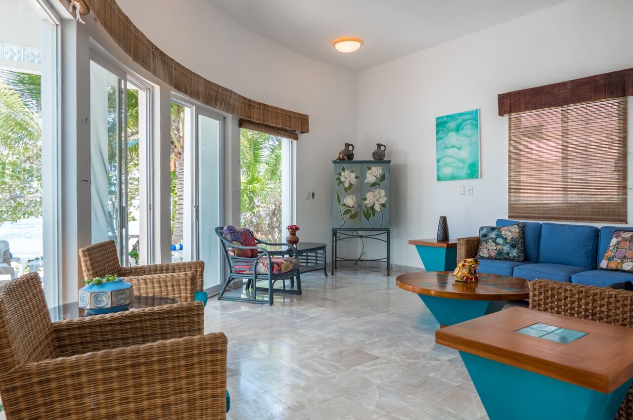 Magnificent Beachfront Villa Designed By Renowned Architect In South Akumal. - Akumal