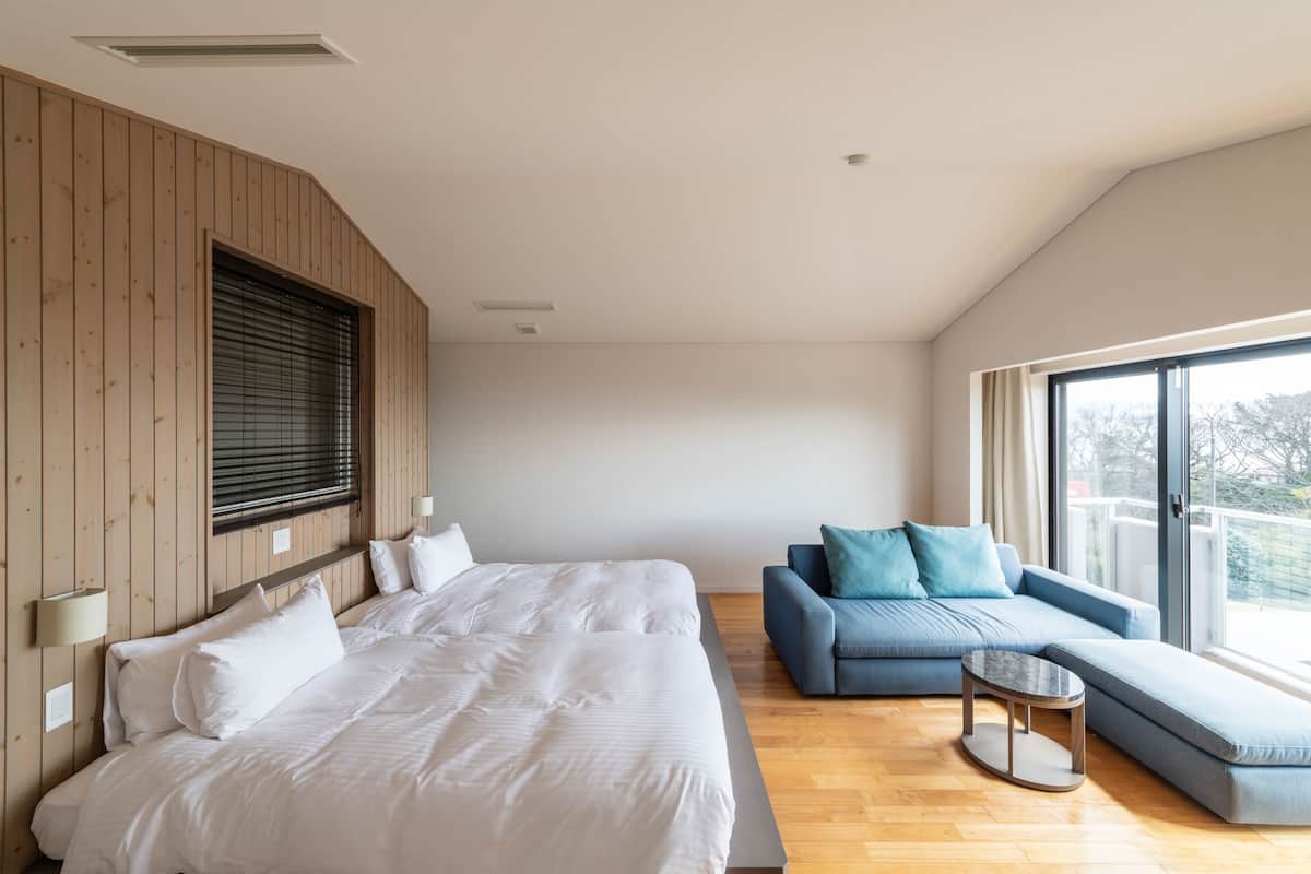 Quarto Deluxe, vista para o oceano (Bath) | 2 quartos, minibar, secretária, Wi-fi grátis