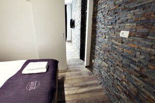 Apartamento Tradicional, 1 cama queen-size, vista para o jardim (7) | Vista do quarto