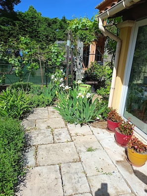 Quarto, 2 camas individuais | Terraço/pátio interior