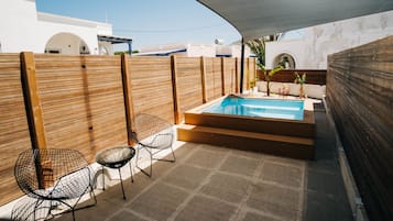 Suite Deluxe, banheira de hidromassagem grande | Terraço/pátio interior