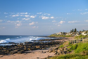 Vista para a praia ou o mar
