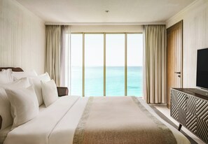 Villa Familiar, 2 quartos (Lagoon,Pool,Club InterCont. Benefits) | Roupa de alta qualidade, edredões de penas 