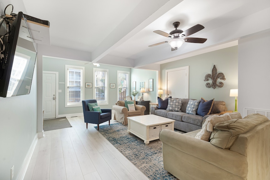 Salty Shack Unité B - 1 Er Bloc E Arctic Ave - En Face De La Plage - Folly Beach, SC