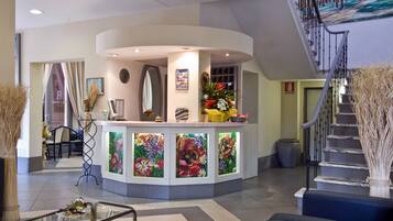 Quiosque de check-in/check-out