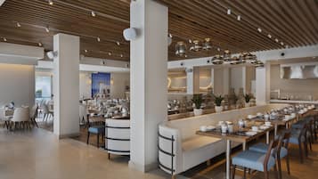 Café da manhã e jantar, culinária mediterrânea