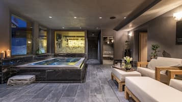 Banho turco/hammam, massagens com pedras quentes